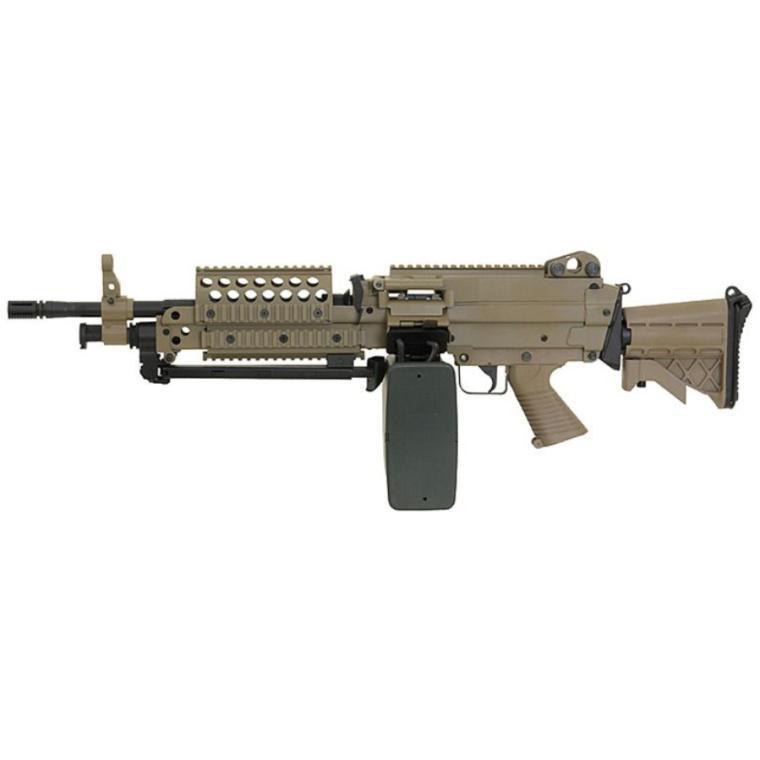 A&k mk46 mod 0 (m249) support rifle (tan – ak-249-mk46-p) – Extreme Airsoft