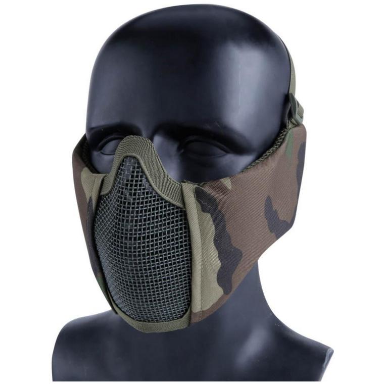 Np mesh lower face shield v5 – woodland – Extreme Airsoft