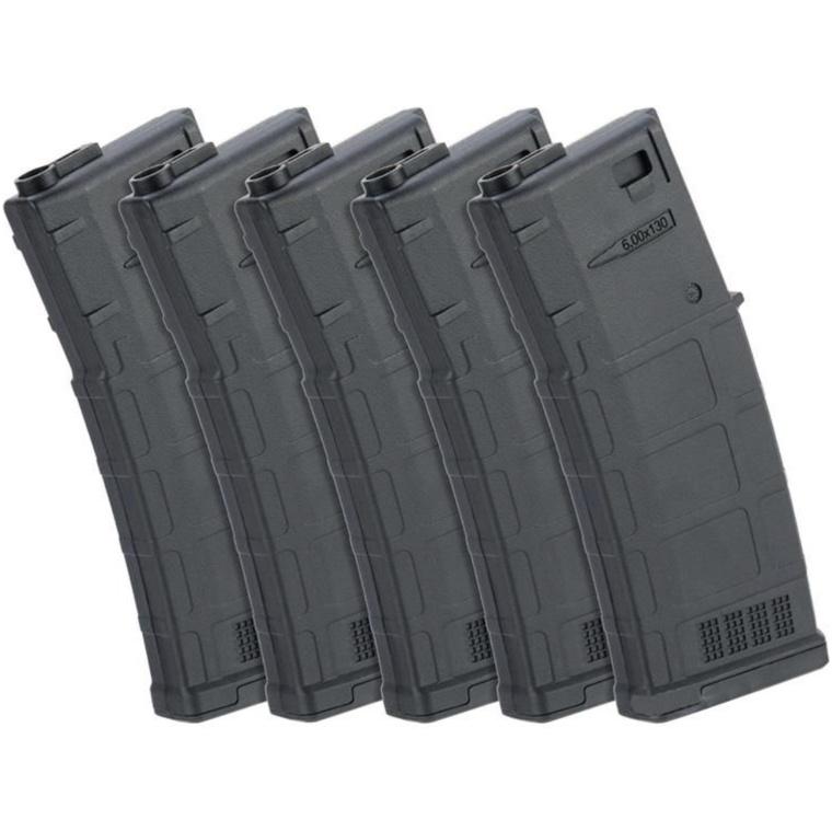 Ares M4 AMAG AEG Magazine (5pcs Box Set - 130 Rounds - Black ...