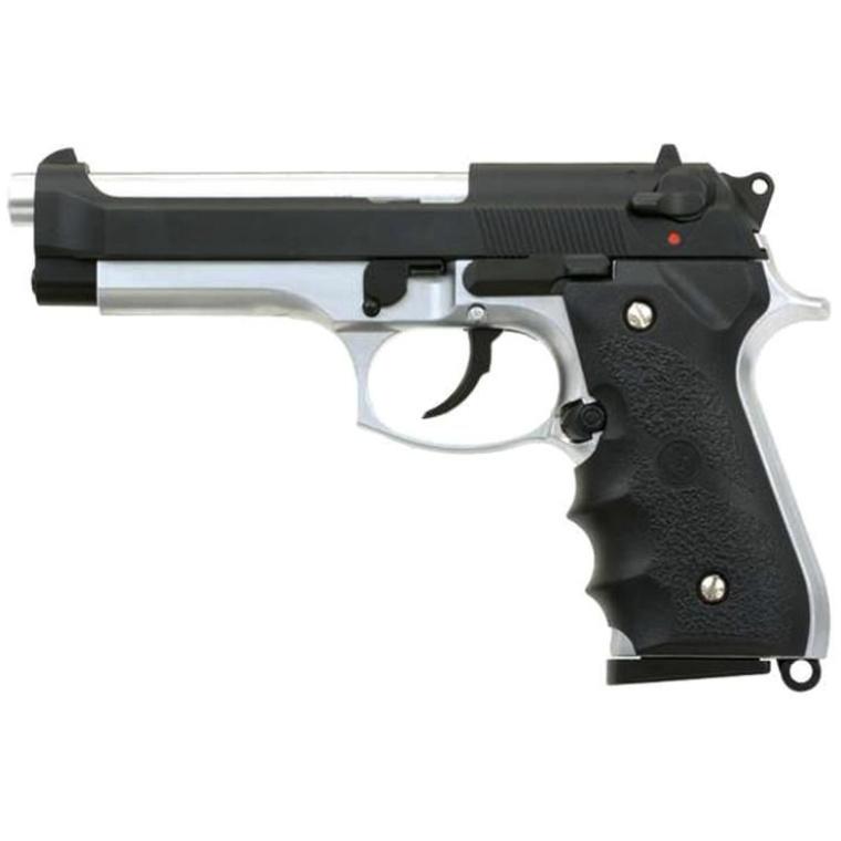 Ls m9 gas blowback pistol silver / dual tone 6mm – Extreme Airsoft