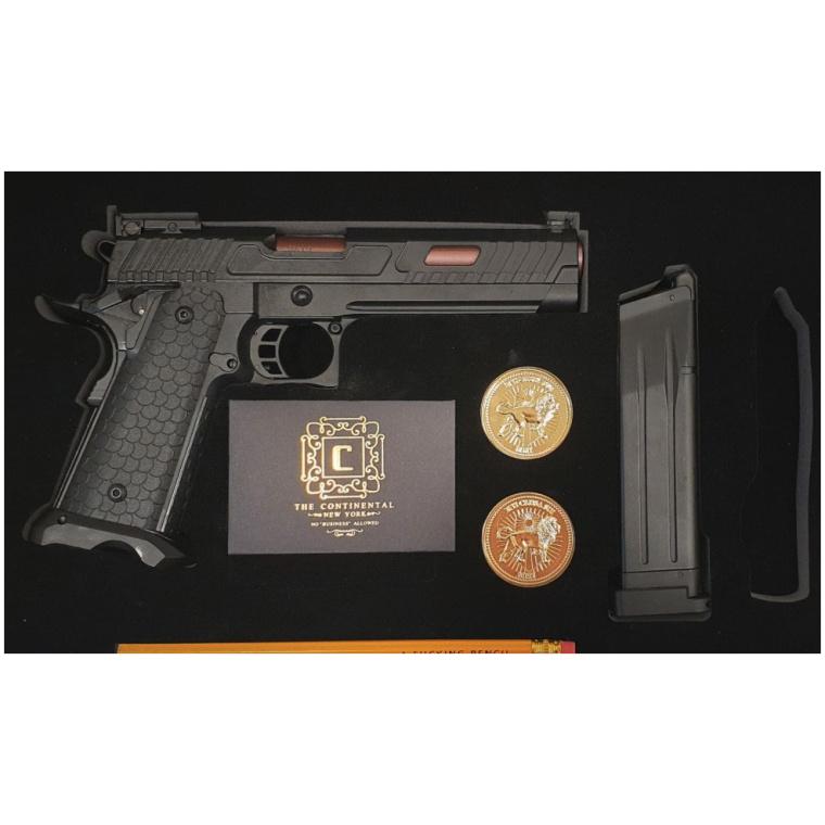 Double bell jw3 baba yaga gas blowback pistol with deluxe collector box ...