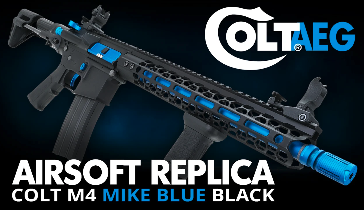 Cybergun colt mike m4 pdw aeg blue - Extreme Airsoft