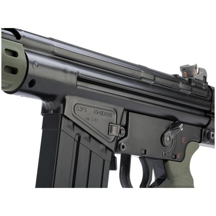 Umarex H&K G3A3 Gas Blowback Rifle (Steel Pressed Body) Olive Drab GBB ...